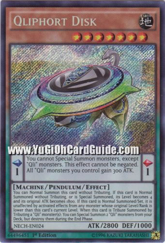 Yu-Gi-Oh! Qliphort Disk