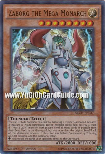 Yu-Gi-Oh! Zaborg the Mega Monarch