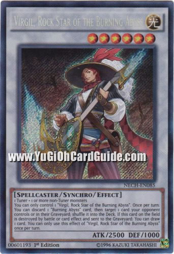Yu-Gi-Oh! Virgil, Rock Star of the Burning Abyss