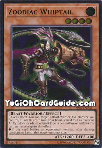 Yu-Gi-Oh! Zoodiac Whiptail