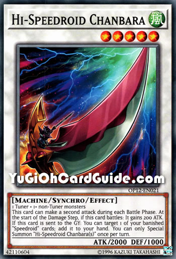 Yu-Gi-Oh! Hi-Speedroid Chanbara
