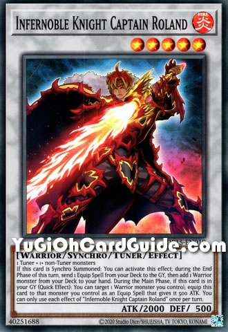 Yu-Gi-Oh! Infernoble Knight Captain Roland