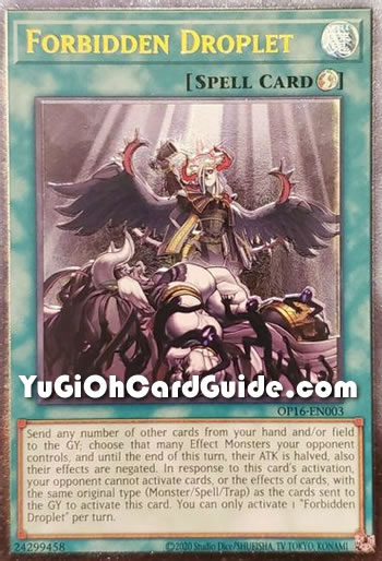 Yu-Gi-Oh! Forbidden Droplet