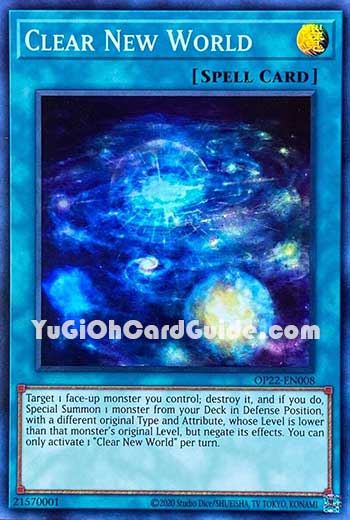 Yu-Gi-Oh! Clear New World