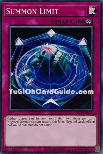 Yu-Gi-Oh! Summon Limit