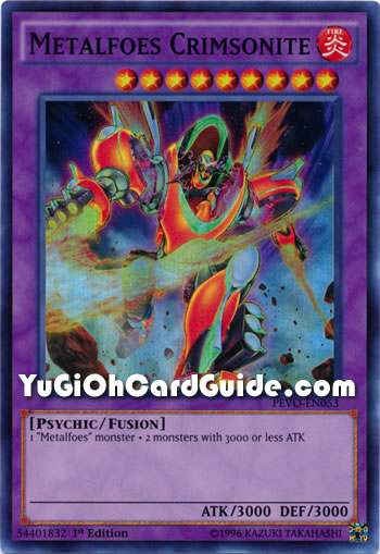 Yu-Gi-Oh! Metalfoes Crimsonite