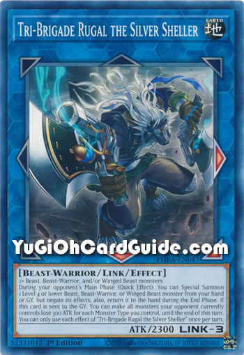 YuGiOh Tri-Brigade Rugal the Silver Sheller