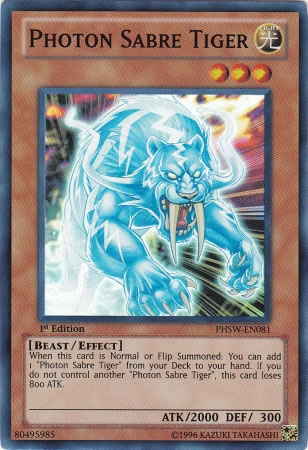 Yu-Gi-Oh! Photon Sabre Tiger