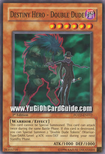 Yu-Gi-Oh! Destiny HERO - Double Dude