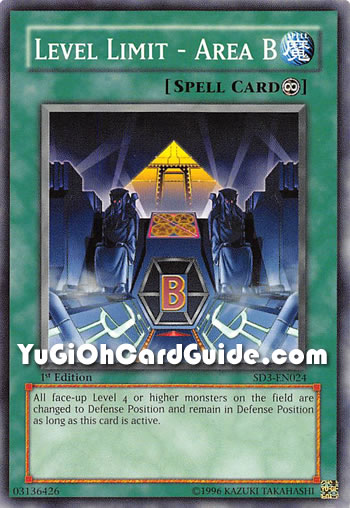 Yu-Gi-Oh! Level Limit - Area B