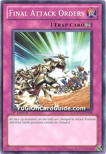 Yu-Gi-Oh! Final Attack Orders