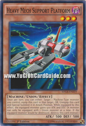 Yu-Gi-Oh! Heavy Mech Support Platform