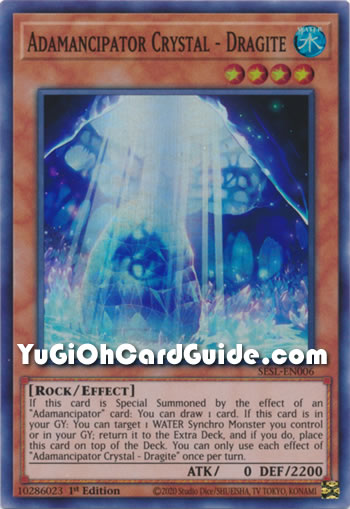 Yu-Gi-Oh! Adamancipator Crystal - Dragite