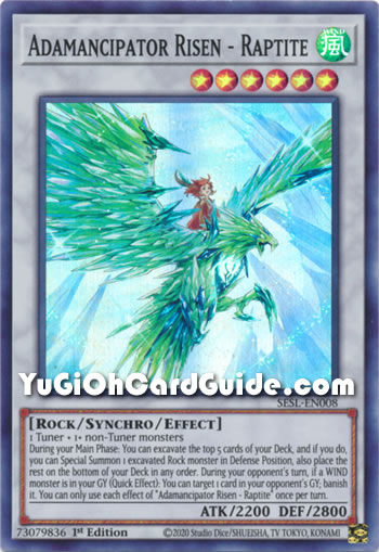 Yu-Gi-Oh! Adamancipator Risen - Raptite