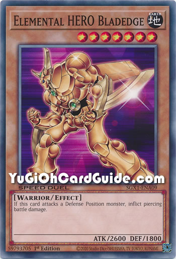 Yu-Gi-Oh! Elemental HERO Bladedge