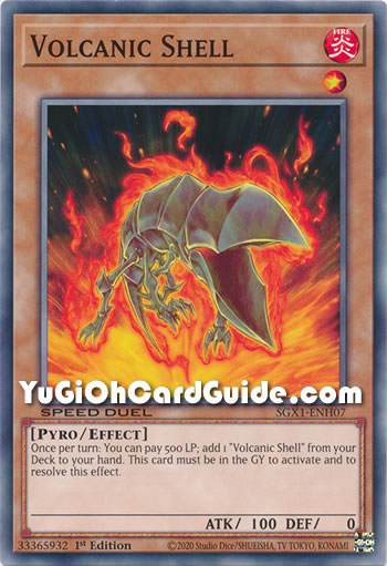 Yu-Gi-Oh! Volcanic Shell