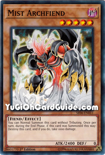Yu-Gi-Oh! Mist Archfiend