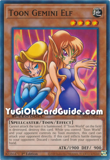 Yu-Gi-Oh! Toon Gemini Elf