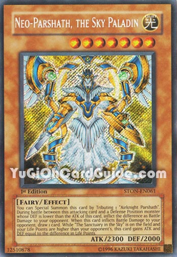 Yu-Gi-Oh! Neo-Parshath, the Sky Paladin