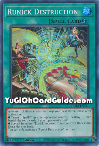 Yu-Gi-Oh! Runick Destruction