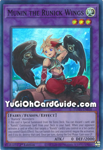 Yu-Gi-Oh! Munin the Runick Wings