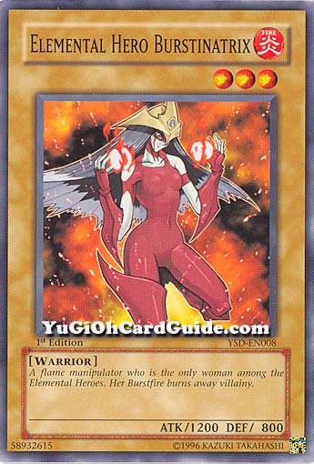 Yu-Gi-Oh! Elemental HERO Burstinatrix
